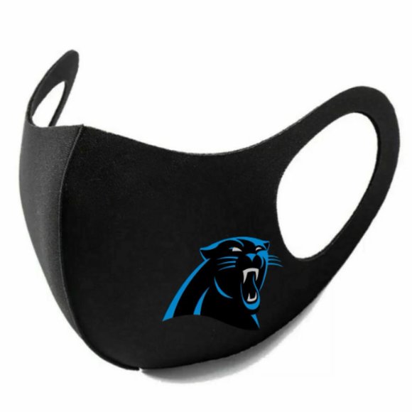 Handmade | Accessories | Carolina Panthers Face Mask Washable American ...